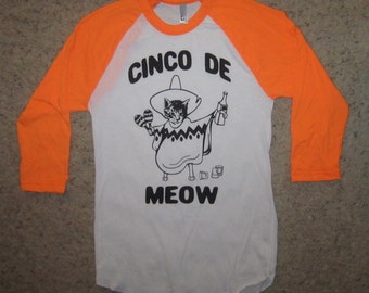 womens cinco de meow cat kitten t shirt cinco de mayo fiesta
