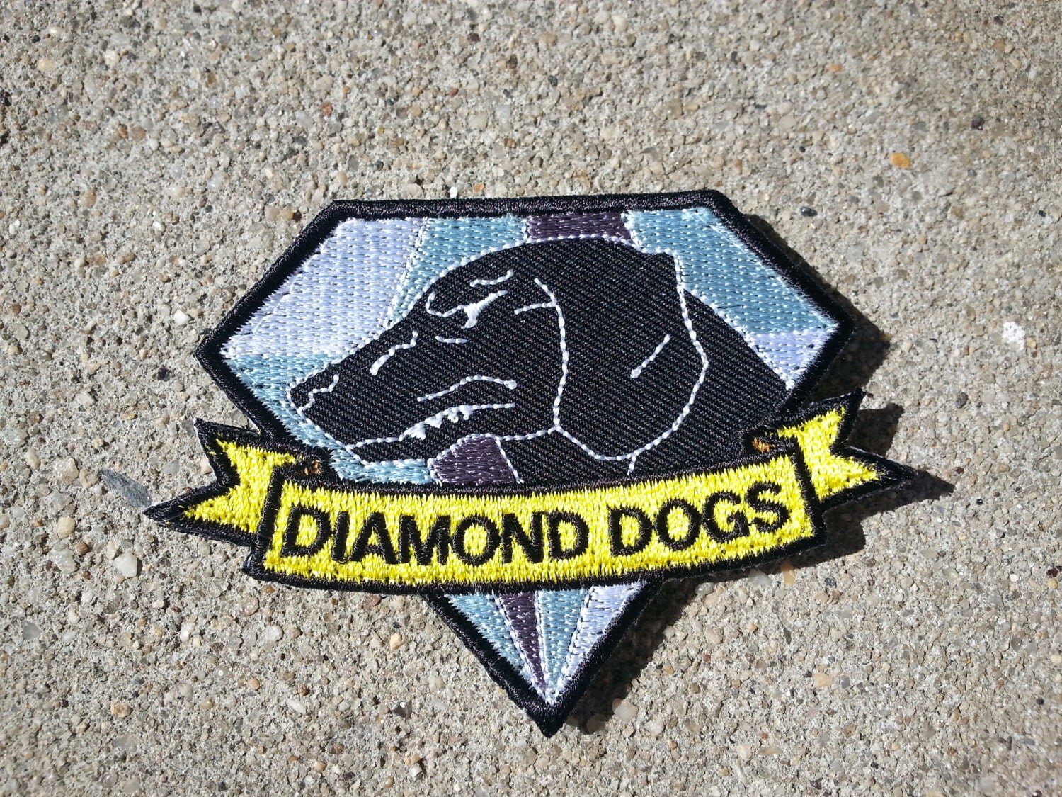 Diamond Dog Iron Patch As Seen in Metal Gear by ZanzibarLand