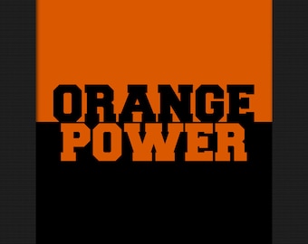 Popular items for orange power on Etsy