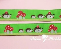 Popular items for hedgehog ribbon on Etsy
