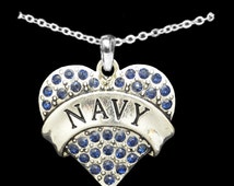 Popular items for us navy jewelry on Etsy