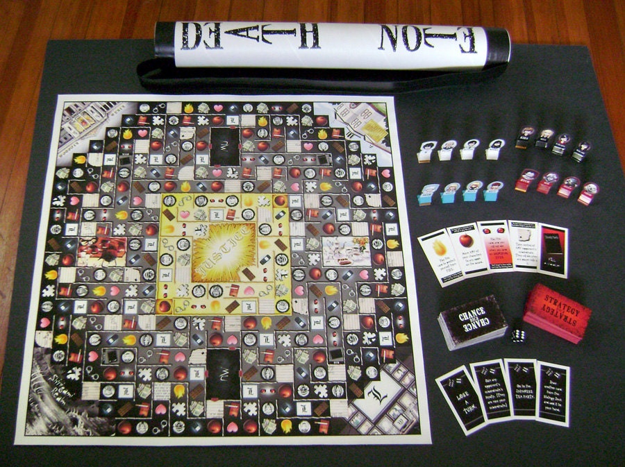 Death Note Board Game by DeathNoteGame on Etsy