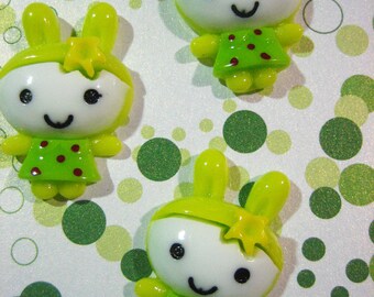 Popular items for lime green bunny on Etsy