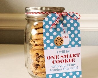 Smart Cookie Gift Tags New School Year Teacher Gift DIY