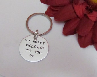 LOVE QUOTE Keychain Boyfriend/ Girlfriend Engagement