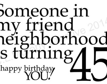 Turning 45 Birthday Quotes. QuotesGram