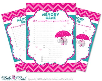 Elephant memory game | Etsy