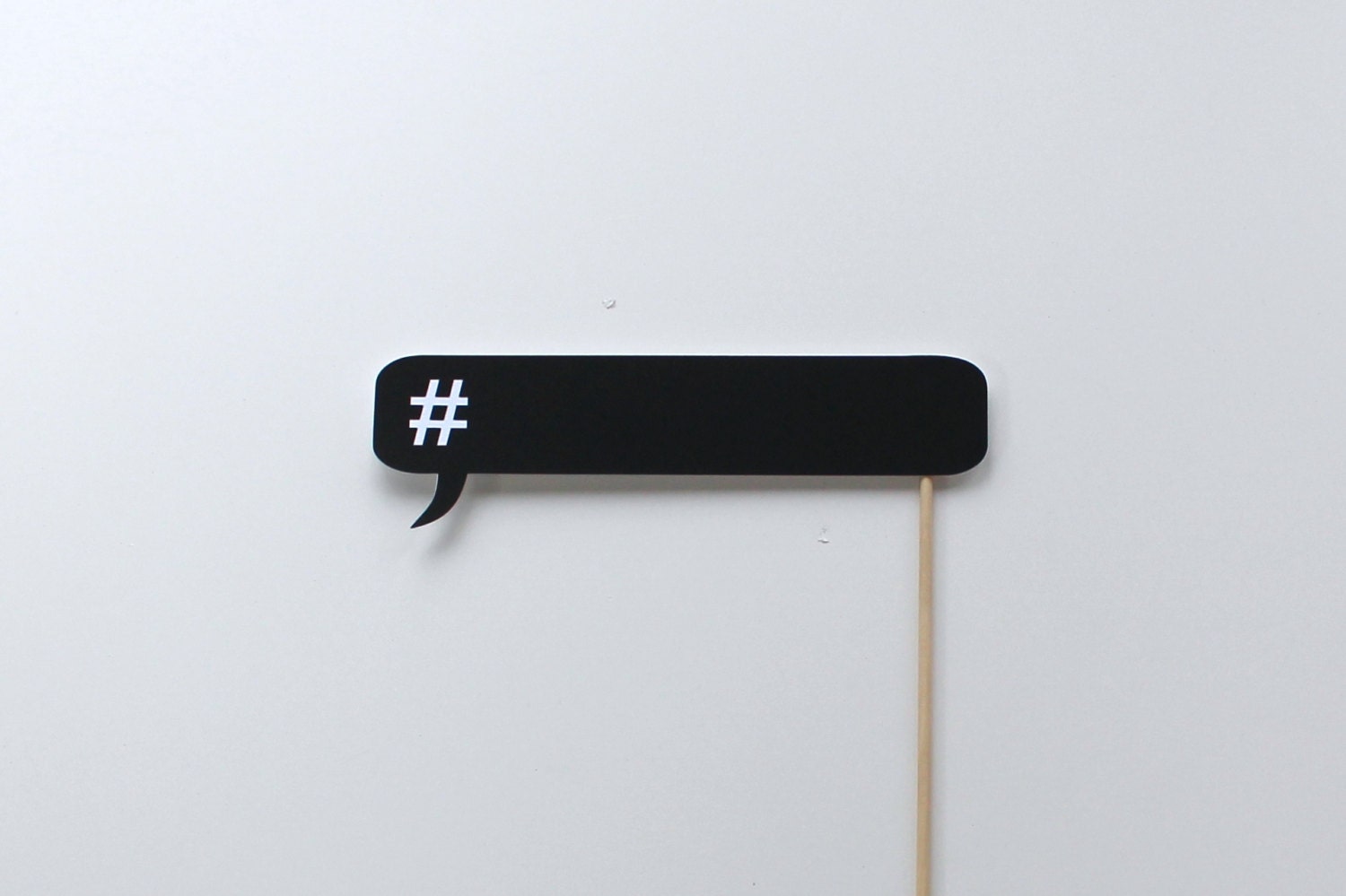 Social Media Photo Booth Props Chalkboard Hashtag