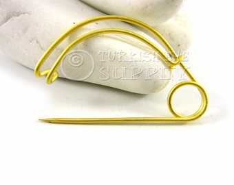 Gold safety pins | Etsy