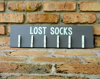 Popular items for lost sock sign on Etsy