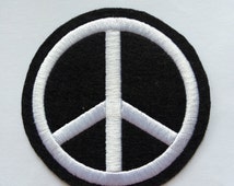 Popular items for peace sign patch on Etsy