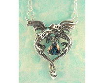 Popular items for dragon heart jewelry on Etsy