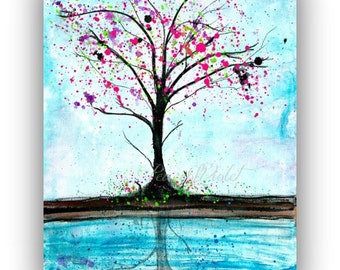 Popular items for spring trees art on Etsy