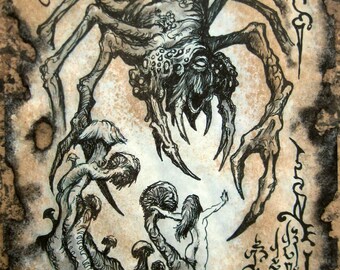 Cthulhu Demon Queen of the Lost City Necronomicon by zarono