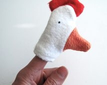 Popular items for chicken puppet on Etsy
