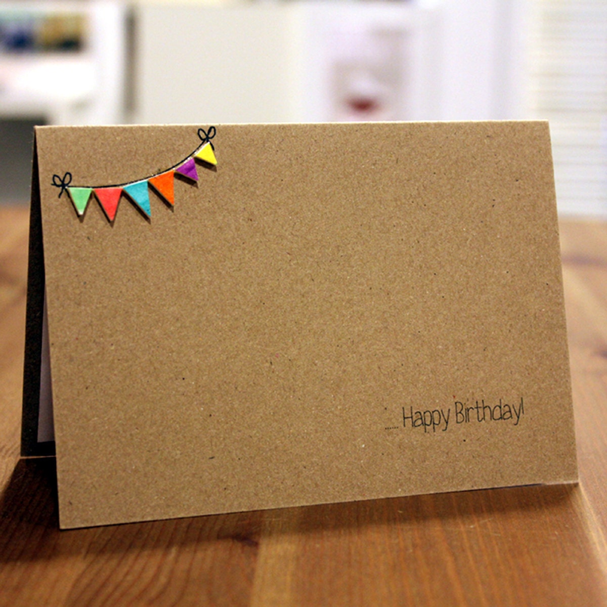 Handmade Birthday Card Happy Birthday By LittleSilverleaf