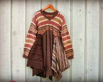 Popular items for upcycled sweater on Etsy