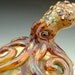 Octopus Art Glass Paperweight Sculpture Aquarium Figurine