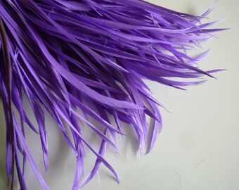 VOGUE OSTRICH FRINGE Shocking Neon Pink / 385 by KIMONOSFeathers