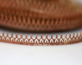 12 Copper Banding Metal Strip Gallery Wire by FundametalsAnnex