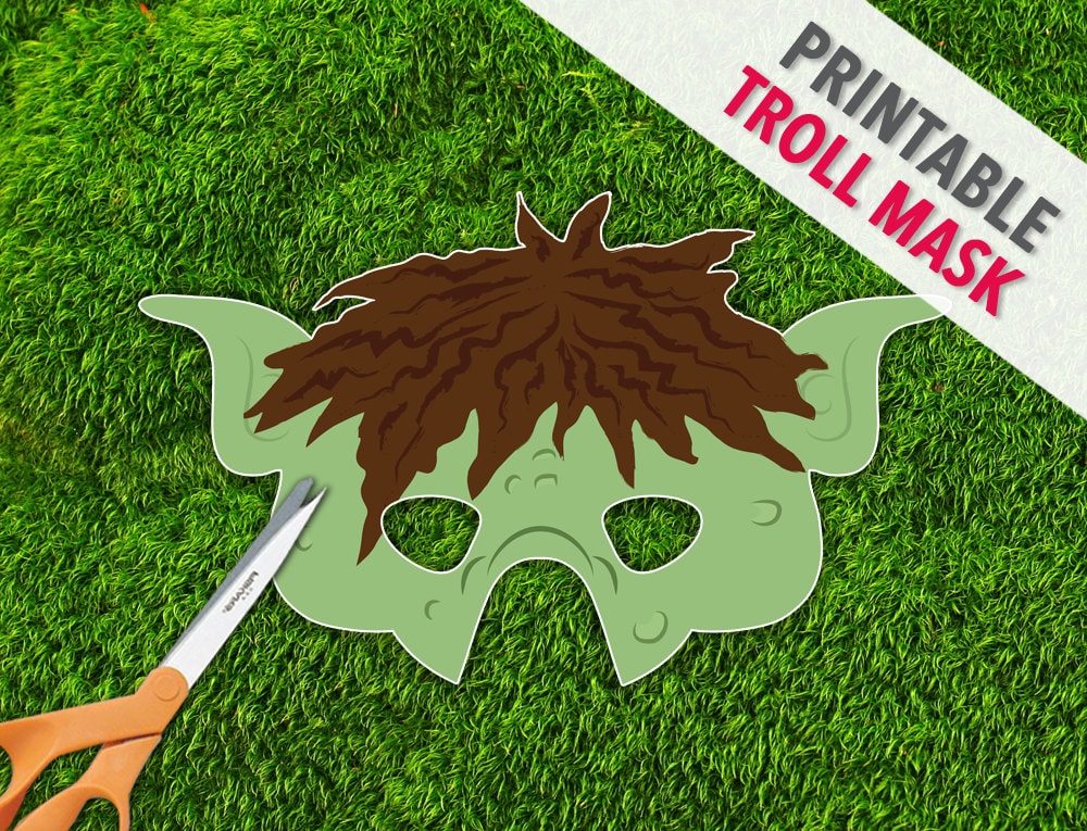 Troll Mask Mask Ogre Mask Photo Prop Fairy Tale by theRasilisk