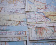 Popular items for vintage road maps on Etsy