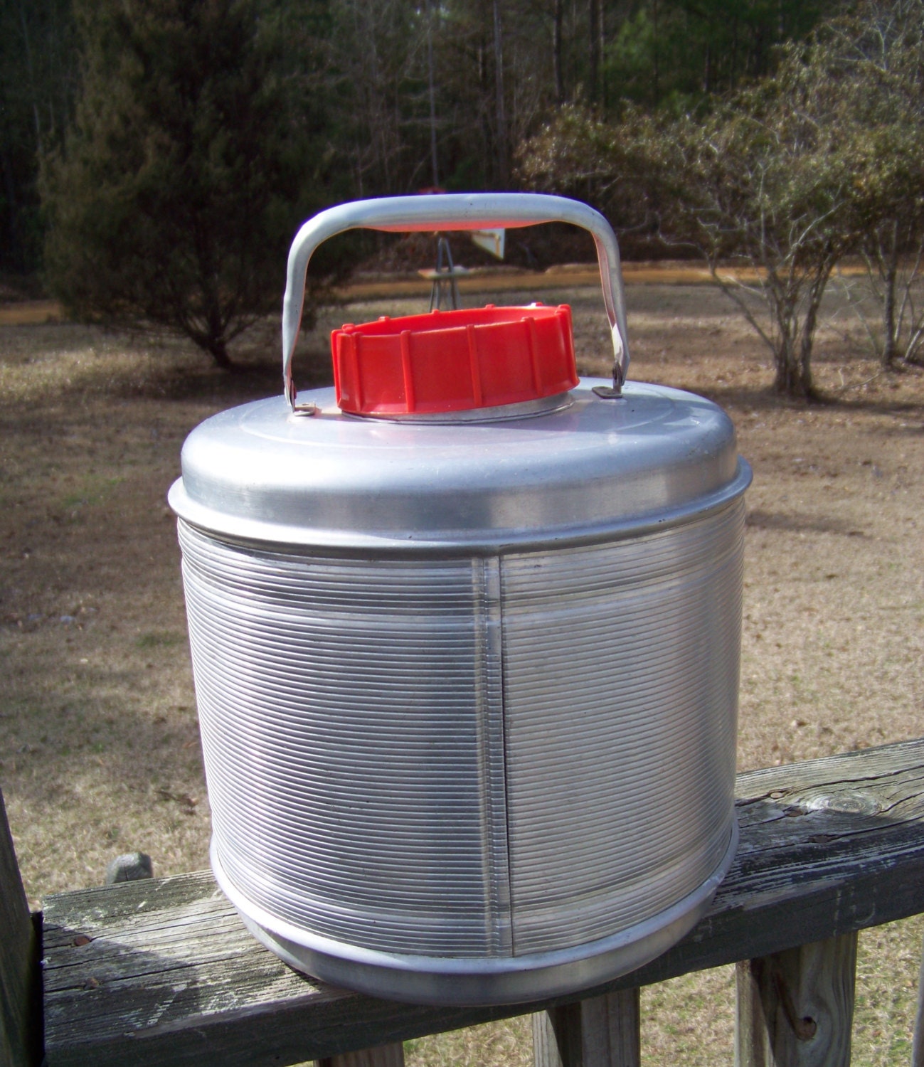 Vintage J C Higgins Aluminum Picnic Jug...Retro by AlloftheAbove