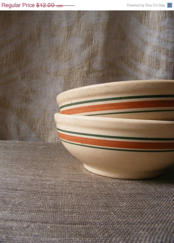 Vintage Bowl Set INCA WARE SHENANGO China by violetsandgrace