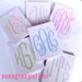 Monogram Pads by preppypapergirl on Etsy