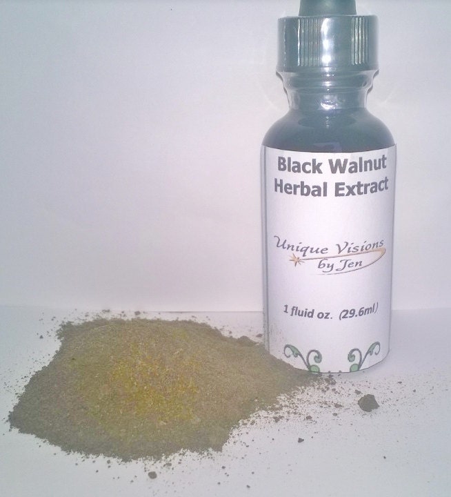 Black Walnut Extract 1 oz herbal extract by uniquevisionsbyjen
