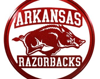 Razorback wall art | Etsy