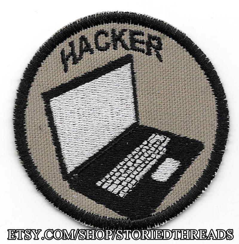 Computer Hacker Geek Merit Badge Patch