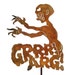 Grrr Arg Metal Steel Garden Yard Sign
