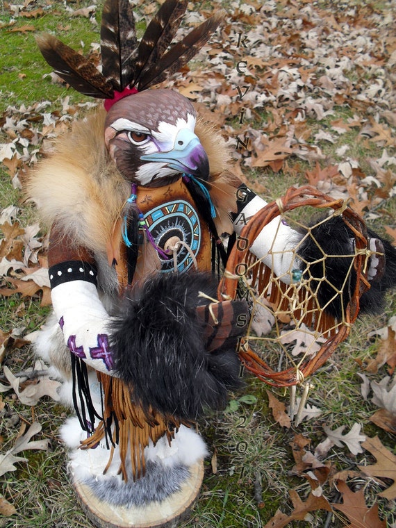 Red Tail Hawk Manitou Spirit or Totem by FreedomGallery on Etsy