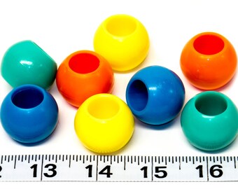 Popular items for large plastic beads on Etsy