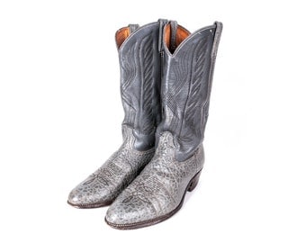 Popular items for gray cowboy boots on Etsy