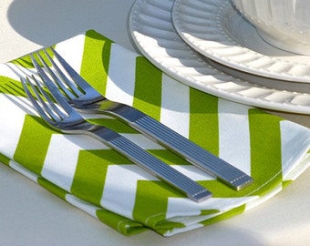 Chartreuse napkins | Etsy