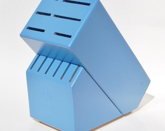 Wildflower Blue Knife Block Cutlery