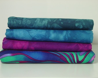 Jewel tones fabric | Etsy