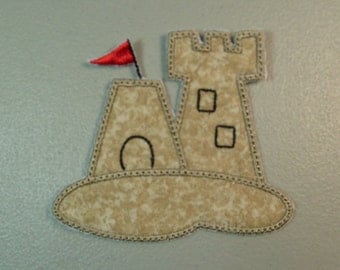 Castle applique | Etsy