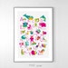 FRENCH Alphabet Poster with animals from A to Z BIG by pukaca