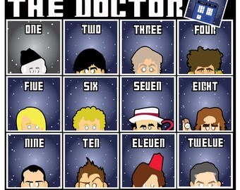 DR WHO collection -Counting Fun WIth The Doctor - All 12 doctors plus ...