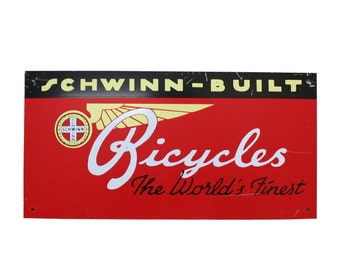 Schwinn bike sign | Etsy