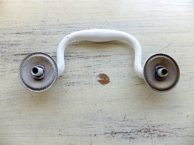 6 Shabby Chic Bail Pulls Swing Handles Kitchen Cupboard