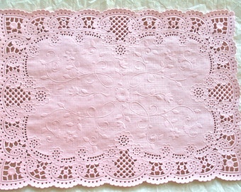 Pink paper doilies | Etsy
