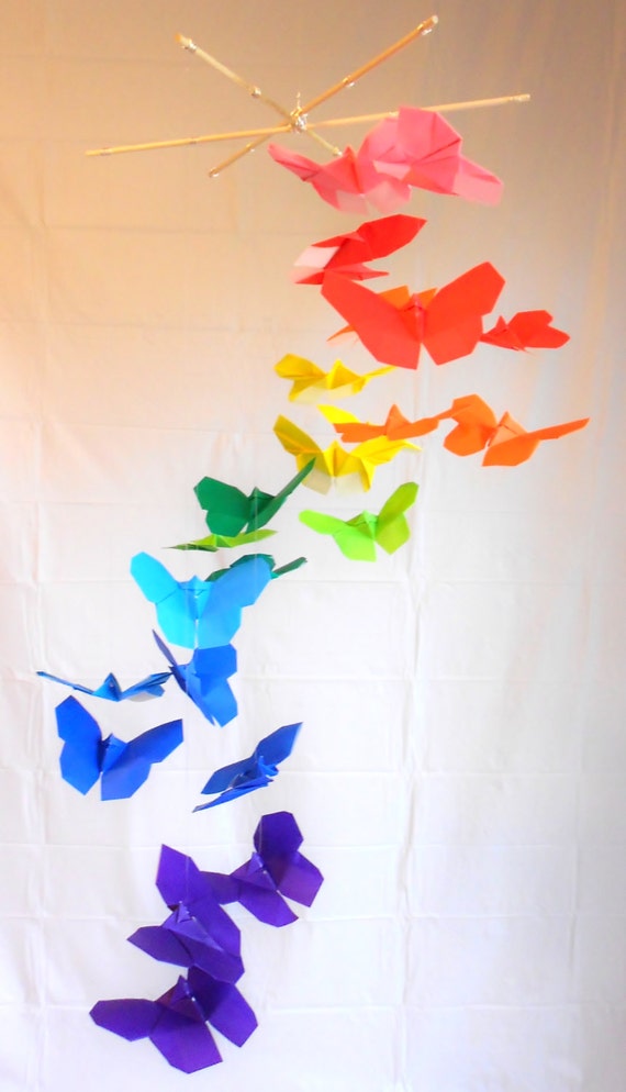 Origami Mobile Beautiful Butterflies various by LoftedDreams