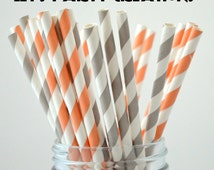 Popular items for peach paper straws on Etsy