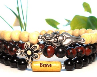 Popular items for be brave bracelet on Etsy