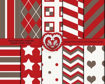 Popular items for sock monkey inspired on Etsy