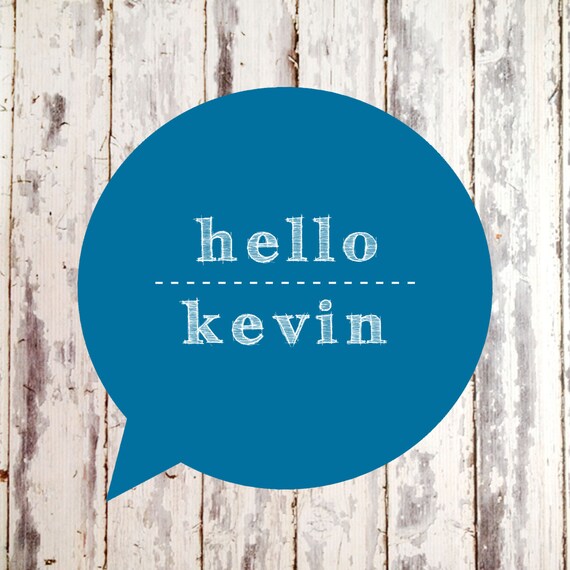 Hello Kevin // Reserved Listing